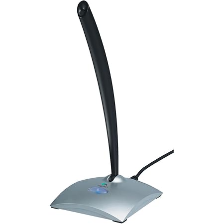 Amazon.com: Logitech USB Desktop Microphone (Black/Silver) : Electronics