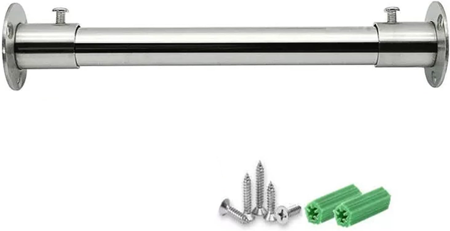 Amazon.com: Round Closet Rod for Hanging Clothes, 17 21 25 29 33 37 41 ...