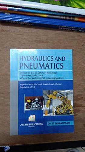 Hydraulics and pneumatics by Dr. V. Jayakumar : Amazon.in: Books