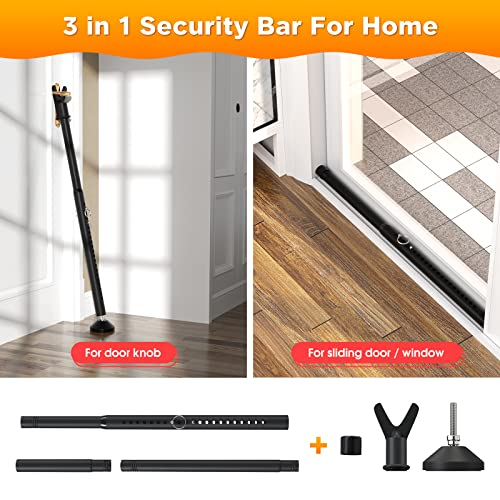 Snapklik.com : Door Security Bar For Hinged Sliding Doors And Windows ...