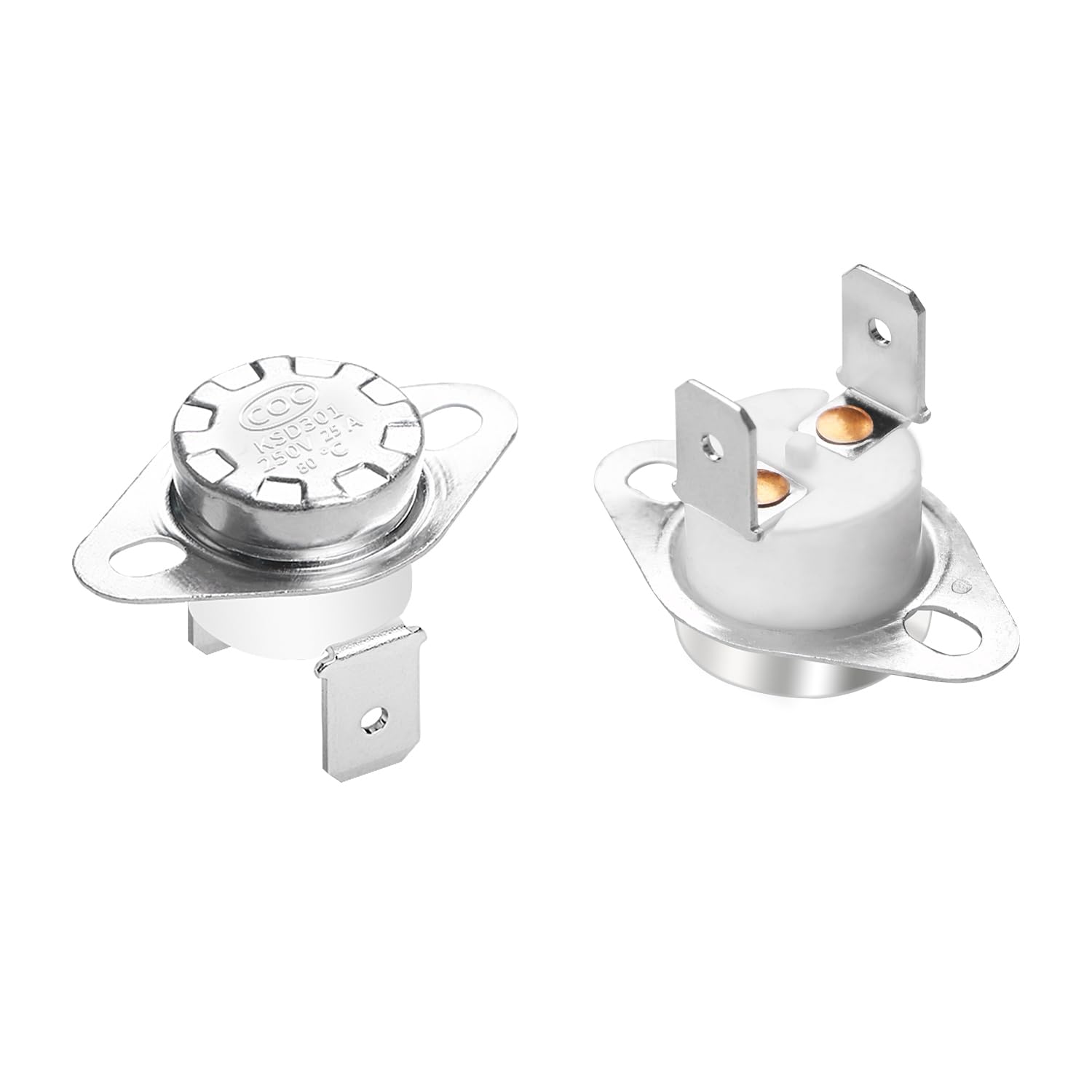 Snapklik.com : Thermal Control Switch KSD301 Normally Closed NC 80 ...