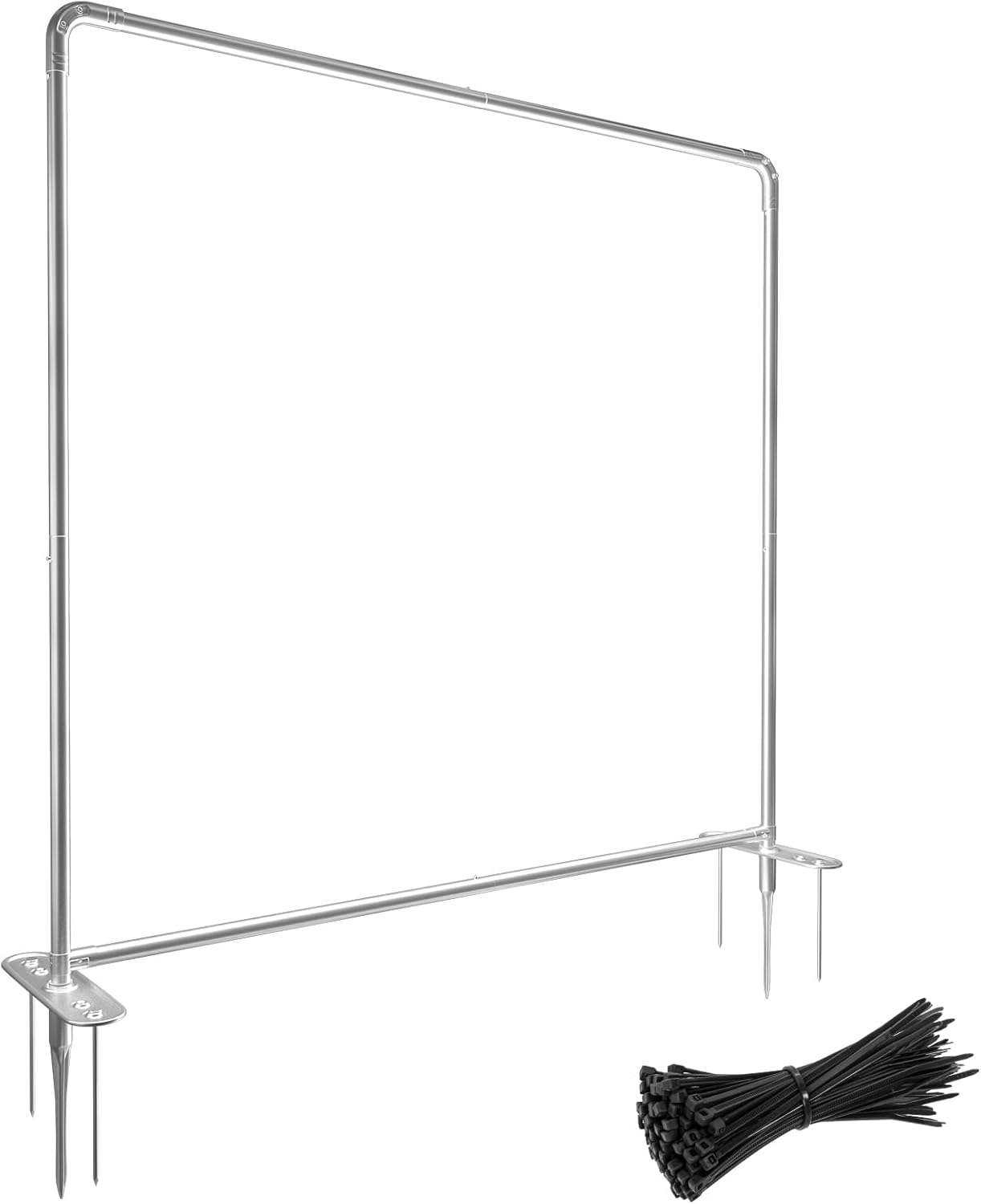 Amazon.com: AwnPro 4' x 4' Outdoor Banner Stand, Aluminum Frame, Indoor ...