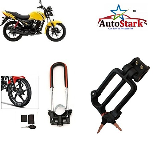 AutoStark Bike Front Shocker Lock with Helmet Lock- Suzuki Sling ...