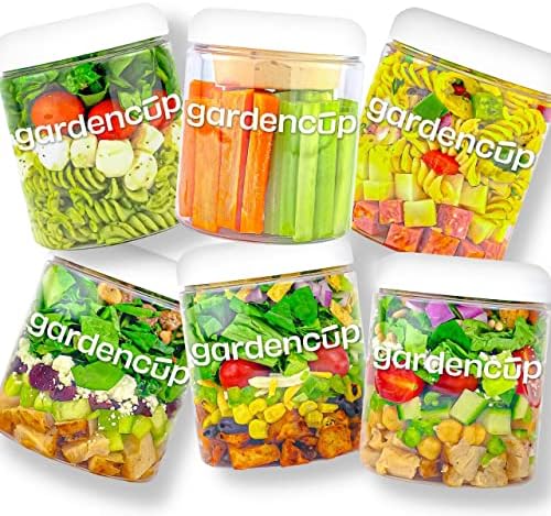 Amazon.com: Gardencup Fresh Salads Variety 6-Pack, Fresh and Ready to ...