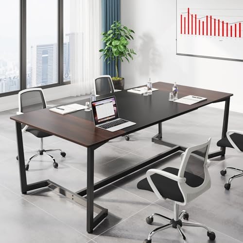 Amazon.com: YITAHOME 6FT Conference Table with Power Outlets, 70.8 ...