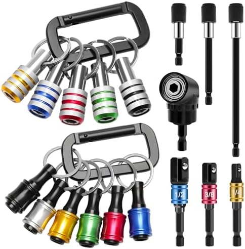 Windspeed 18Pcs Bit Holder Cool Gadgets, 1/4 Quick Release Bit Holder ...