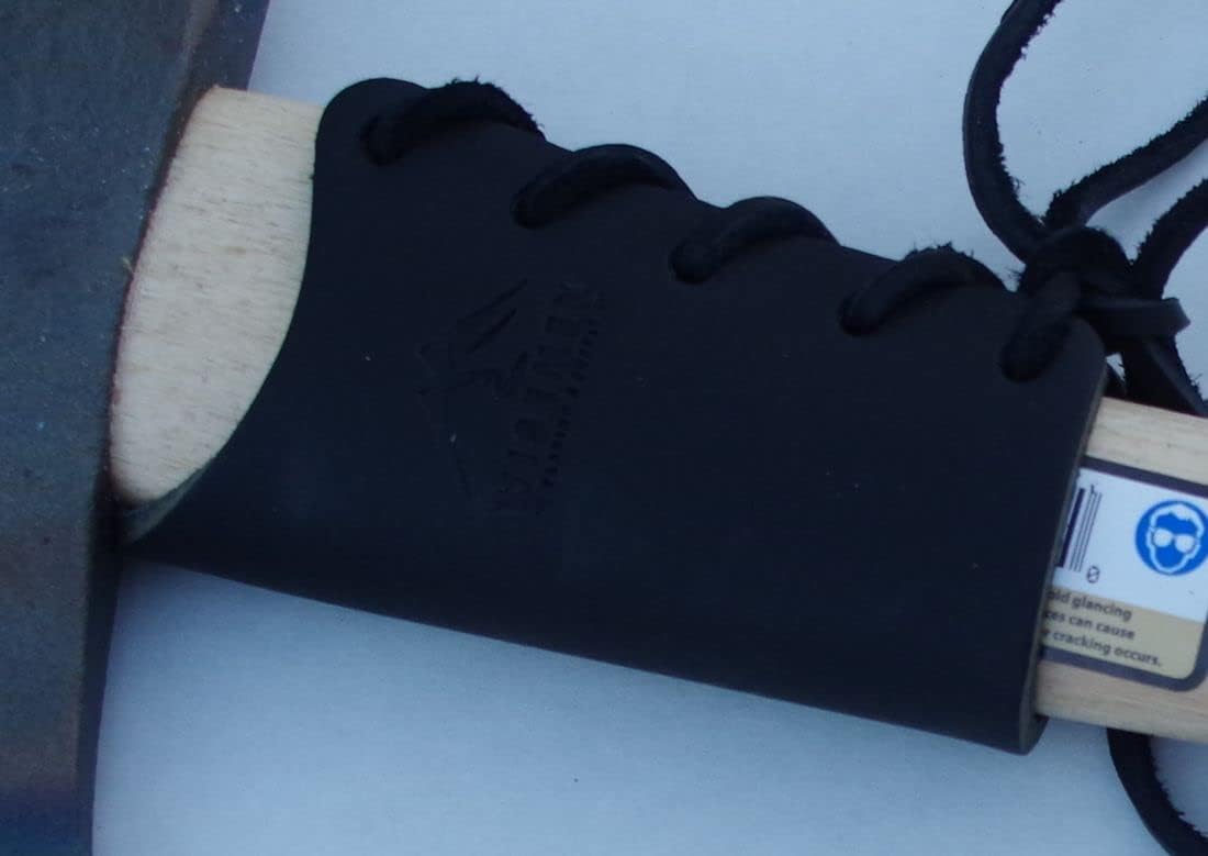 Amazon.com : Wisemen Leather Handle Collar Overstrike Axe Guard Made in ...