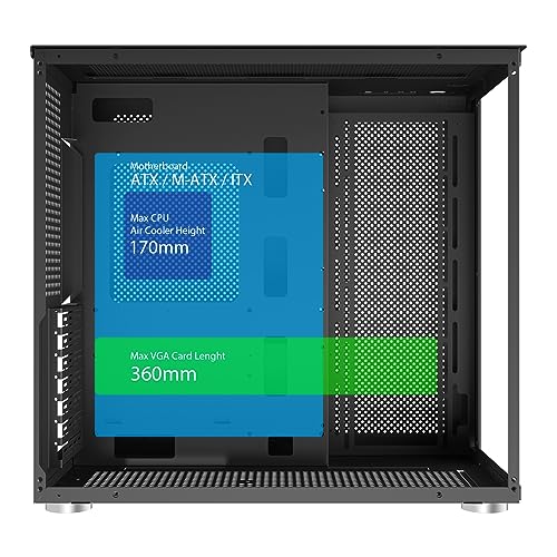 Snapklik.com : SZD S580 ATX Mid-Tower PC Case, Desktop Gaming Computer ...