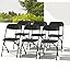 Amazon.com: IWDOO 10 Pack White Folding Chairs, Plastic Folding Chairs ...