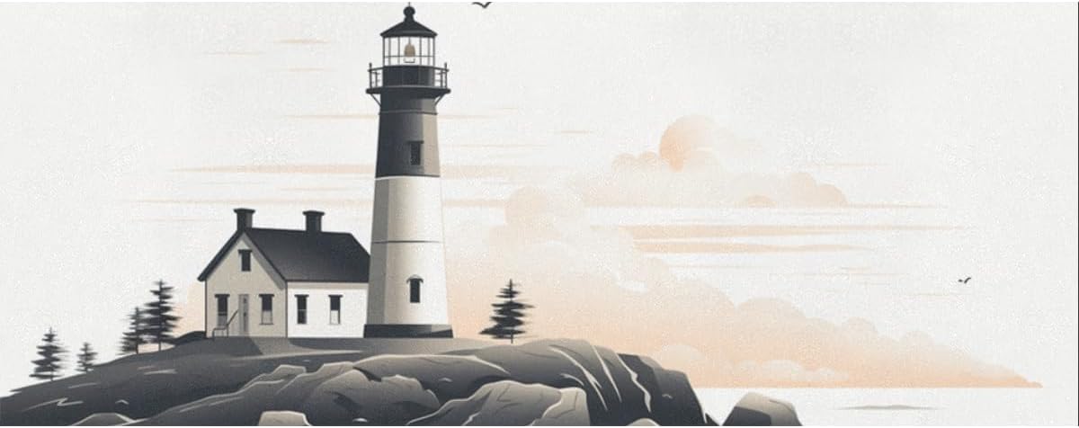 Amazon.com: DNOVING 2 Rolls Lighthouse Birthday Wrapping Paper - 58 x ...