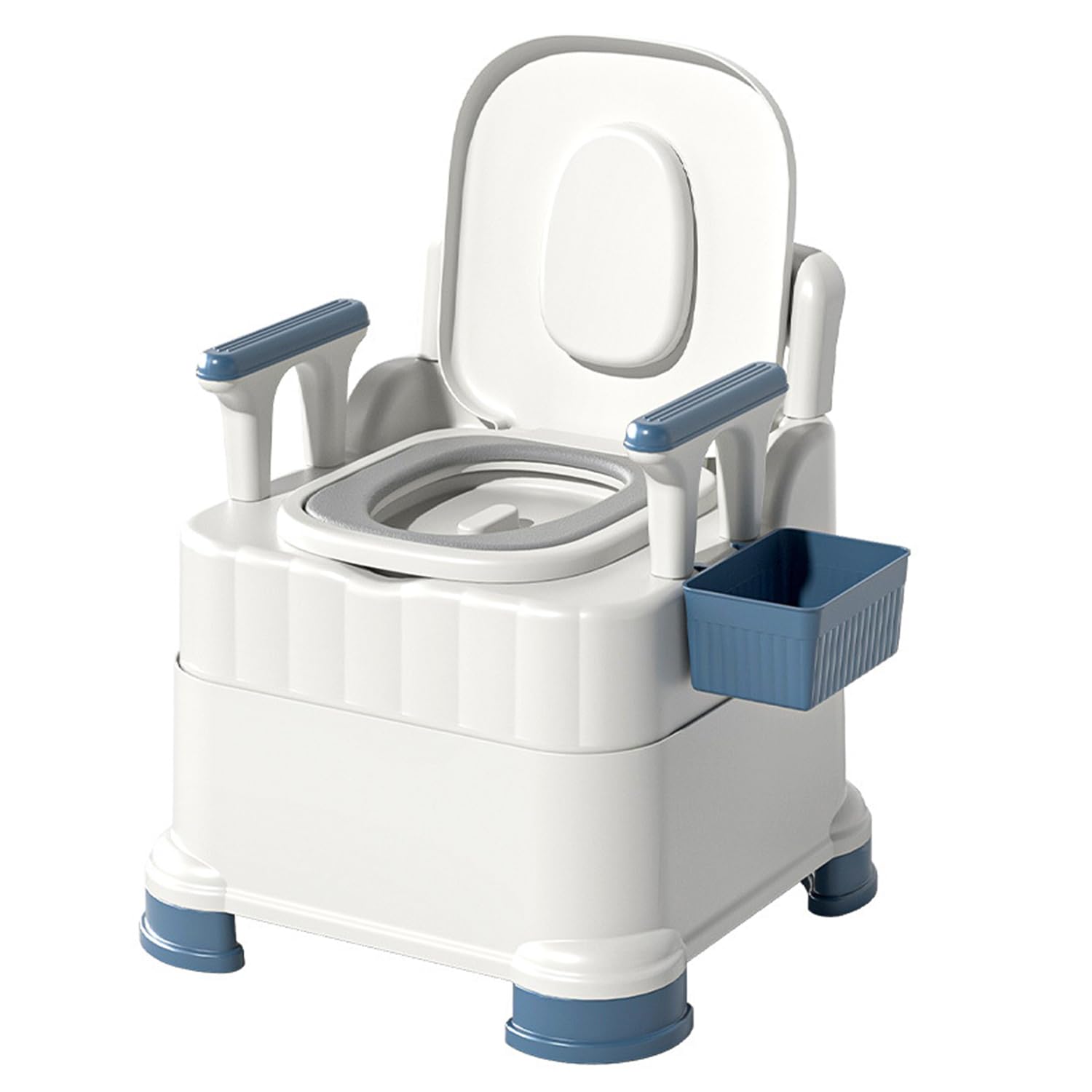 Amazon.com: Bedside Commode,Upgraded Portable Toilet for Adults，Mute ...