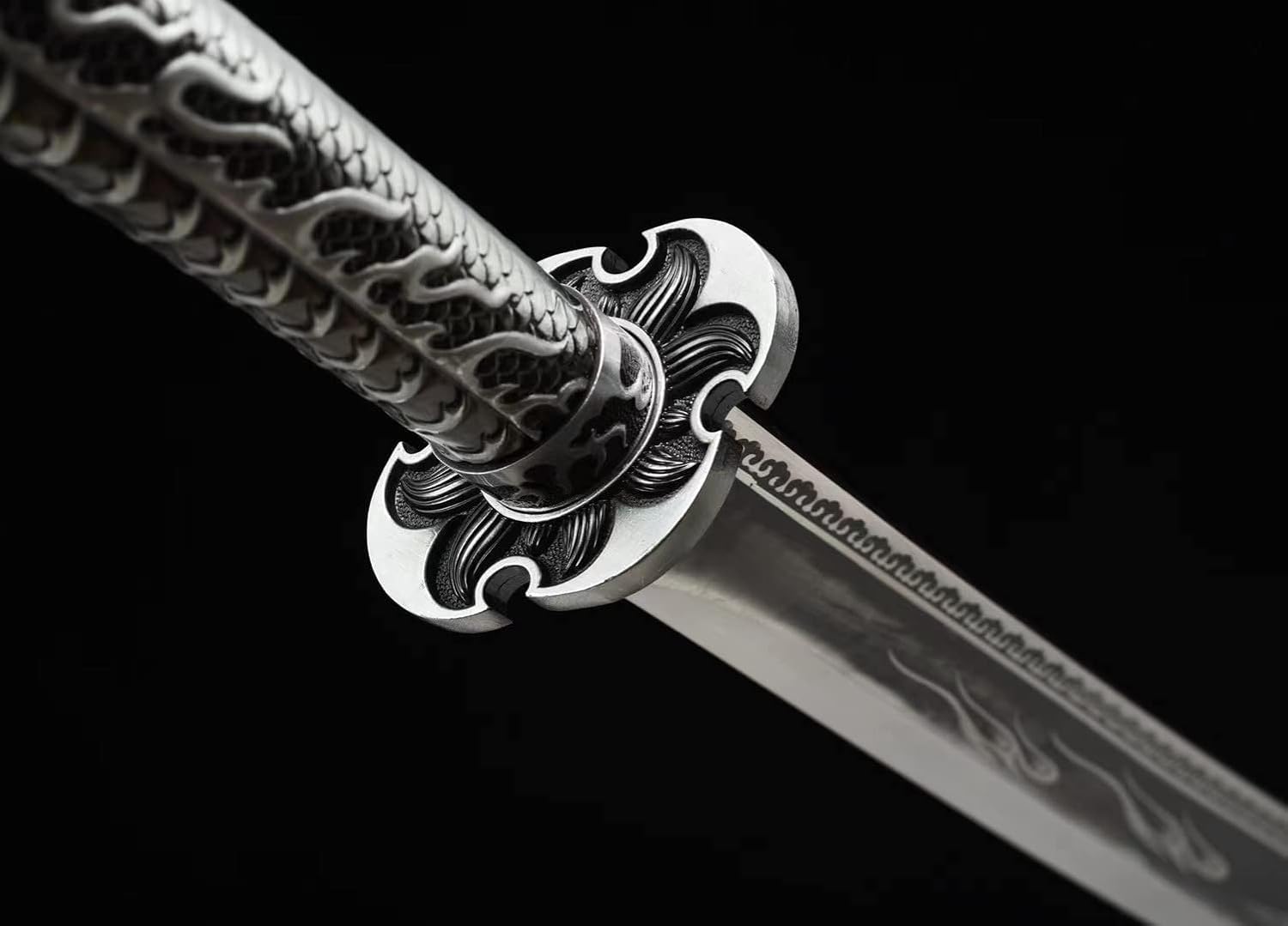 LQHS Sword Espada de cola de buey china, espada ancha, Qing dao(hoja de ...
