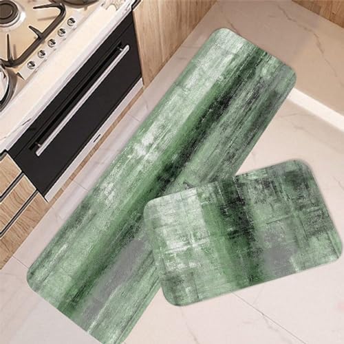 Amazon.com: FUYEUN Kitchen Rug 2 Pcs Kitchen Rugs and Mats Sage Green ...