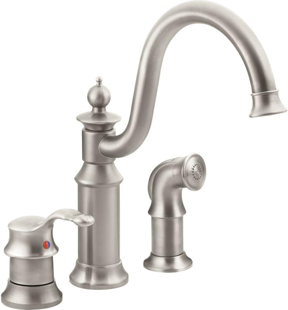 Moen S711 Waterhill One-Handle High Arc Kitchen Faucet, Chrome - Touch ...