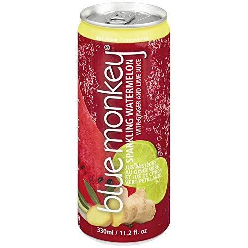 Amazon.com: BLUE MONKEY Ginger Lime Watermelon Sparkling Juice, 330 ML