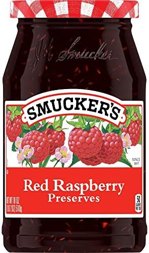 Amazon.com: Smucker's Red Raspberry Preserves, 18 Ounces (Pack of 4 ...