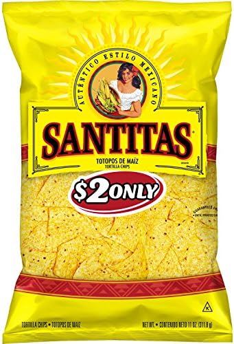 Amazon.com: Santitas Tortilla White Corn Chips Bag, 11 Ounce