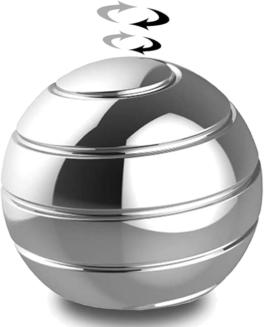 Amazon.com: Kinetic Desk Toys,Full Body Optical Illusion Spinner Ball ...
