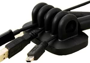 Amazon.com: WZYuan Weighted Desktop Cable Management Fixture Cable Clip ...