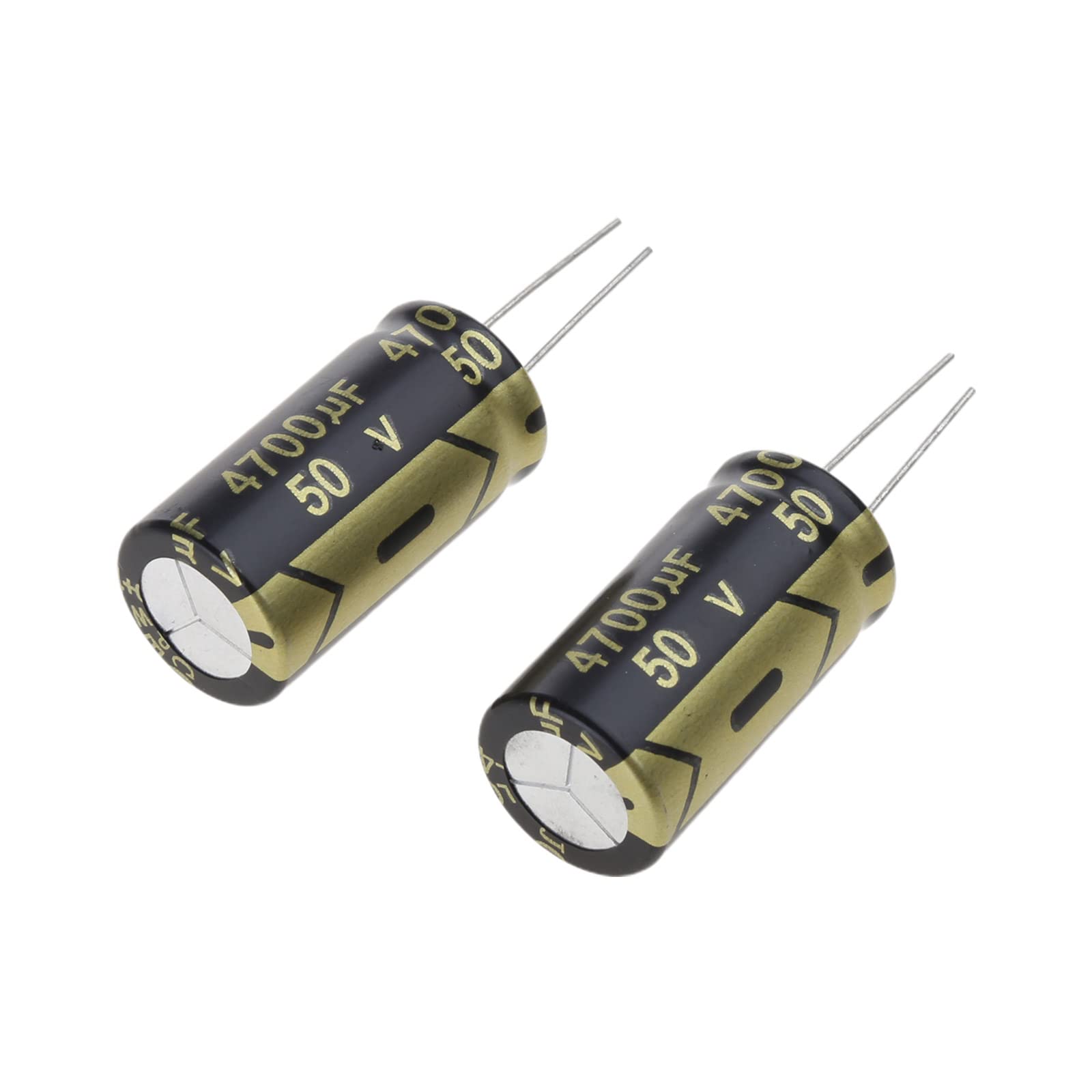 2Pcs 18 * 35mm 4700uF 50V Aluminum Electrolytic Capacitor 105°C ...