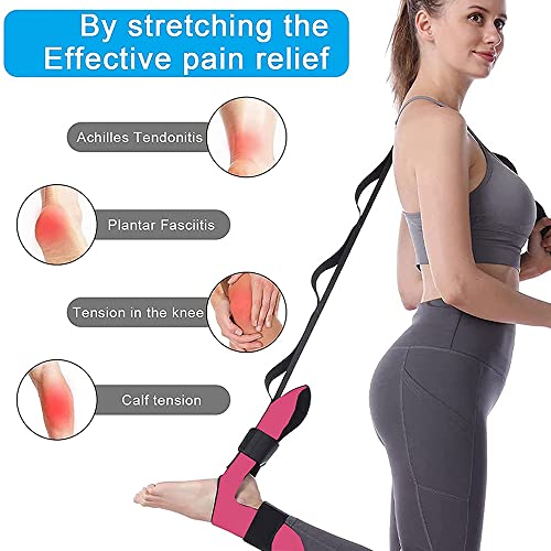 Yoga Stretching Strap, Fitness Leg Stretcher, Ankle Ligament Stretcher ...