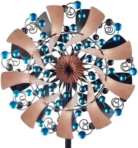 Amazon.com: Hourseat Wind Spinner，Wind Spinner Large Outdoor Metal,Two ...