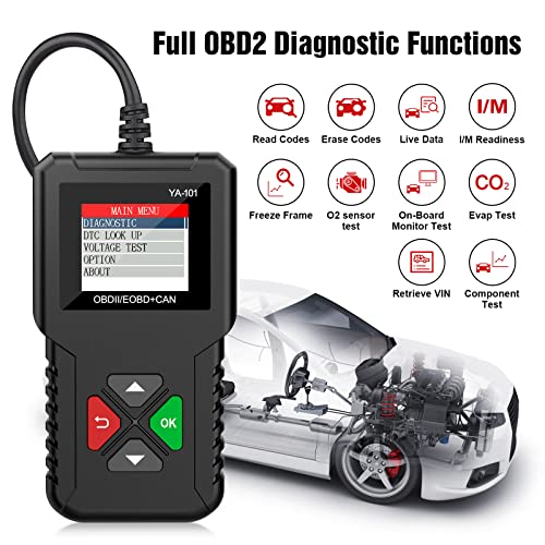 Snapklik.com : Classic Enhanced OBD2 Scanner - Professional Car Code ...