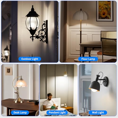 novapollo A19 LED Light Bulbs,100 Watt Equivalent LED Bulbs,E26 ...