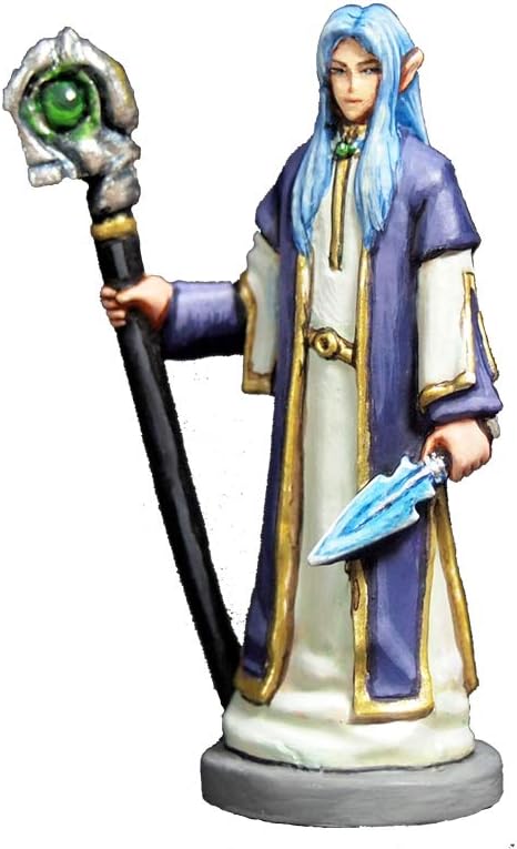 Amazon.com: Aurora Model 'Wizard' Unpainted Miniature Metal Figure ...