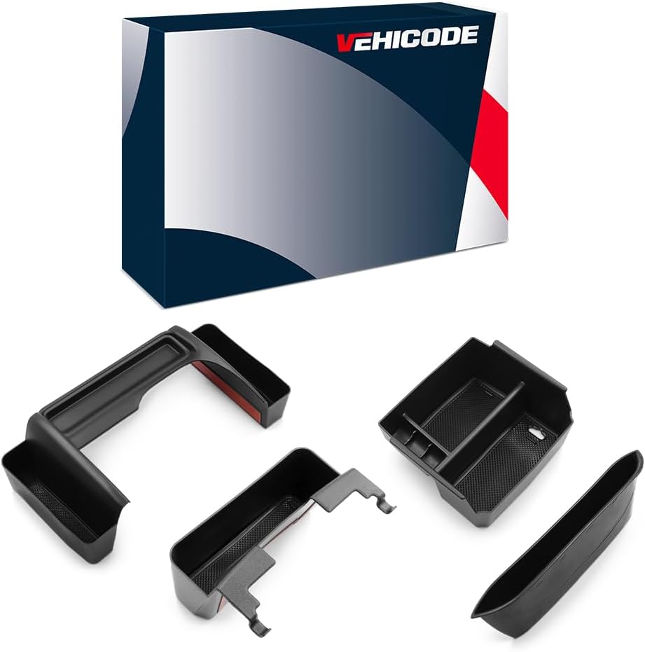 Amazon.com: VEHICODE 4pcs Center Console Organizers Accessories ...