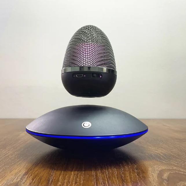 TOOWOON TRENDS Magnetic Levitating Bluetooth Speaker, Base 360 Degree ...
