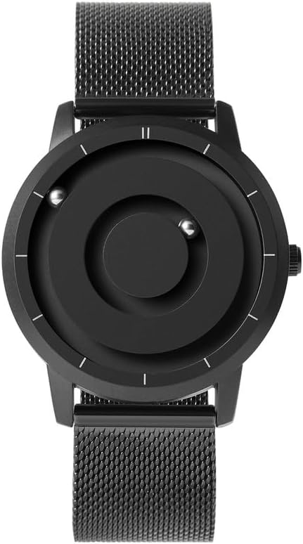 EUTOUR Magnetic Mens Watches No Glass Ball Bearing Minimalist Quartz ...