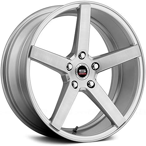 Amazon.com: SPEC-1 Racing SP-36 Silver Brushed Wheels (18x8" 5x114.3 38 ...