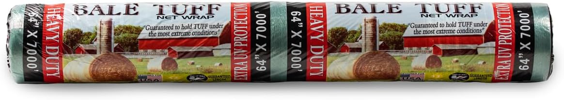 Amazon.com: Round Bale Hay Net Wrap, Green 67 x 8,000 Net Wrap for Hay ...