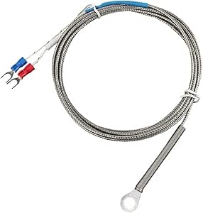 Amazon.com: ZXKZDXCGF Thermocouple Temperature Sensors 5mm Washer Type ...