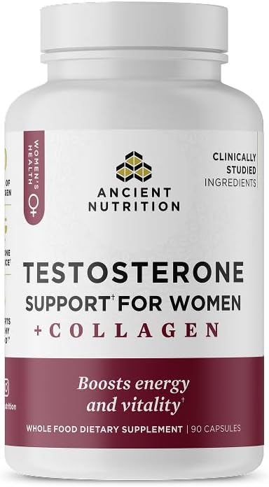 Amazon.com: Ancient Nutrition Testosterone Support + Collagen ...