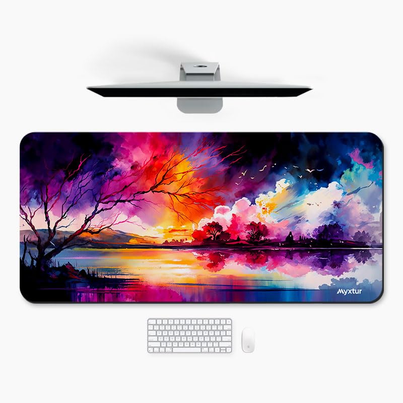 Myxtur Watercolour Riverbed Gaming Desk Mat (XL) - Buy Myxtur ...