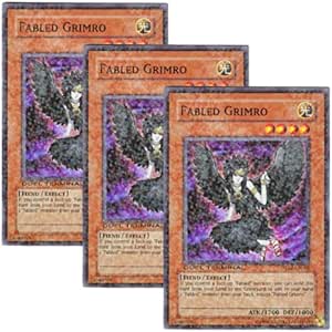 Amazon.co.jp: ★ 3枚セット ★遊戯王 英語版 DT02-EN062 Fabled Grimro 魔轟神グリムロ (スーパー・パラレル) : おもちゃ