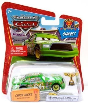 Amazon.com: Disney Pixar Cars Chick Hicks with Piston Cup 1:55 CHASE ...