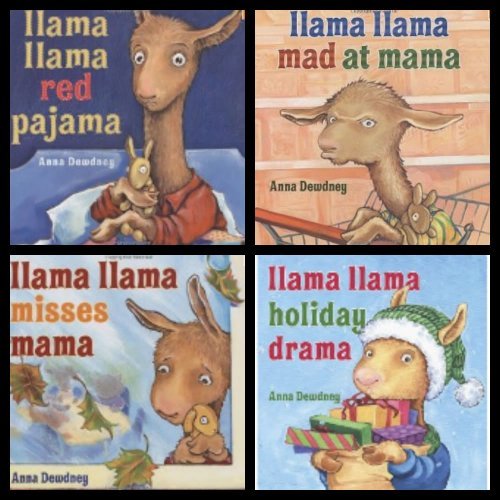 Llama Llama Set (Holiday Drama / Mad at Mama / Misses Mama / Red Pajama ...