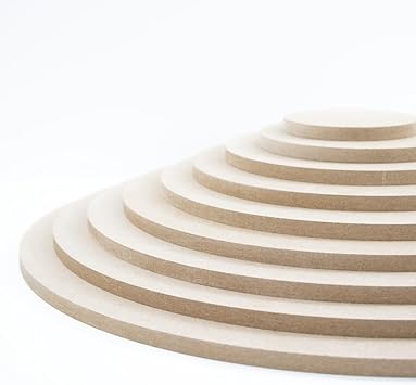 Round MDF Wood 60 cm Medium MDF Boards Medium Round Wood Craft Circle ...