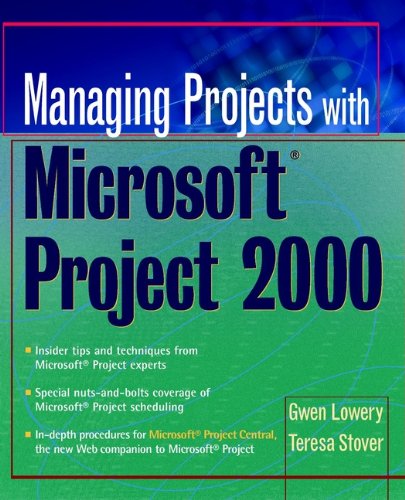 Amazon.com: Managing Projects With Microsoft Project 2000: For Windows ...