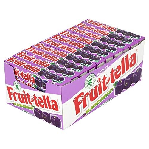 Fruittella Chewy Candy Grape Flavour With Fruit Juice 40g (20 Sticks ...