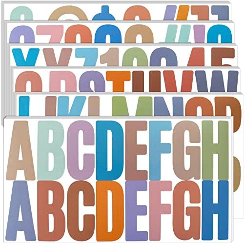 Amazon.com: Bemeol 912 Pieces Letter Stickers 24 Sheets 2 Inch Alphabet ...