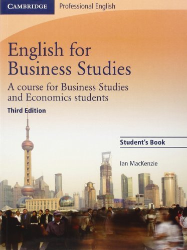 English for Business Studies Student's Book: A Course for Business ...