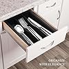 Amazon.com - Small Silverware Organizer, Bamboo Kitchen Drawer ...