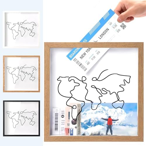 Jastown Adventure Archive Box,Large Size 8Inch wood Travel Memory Box ...