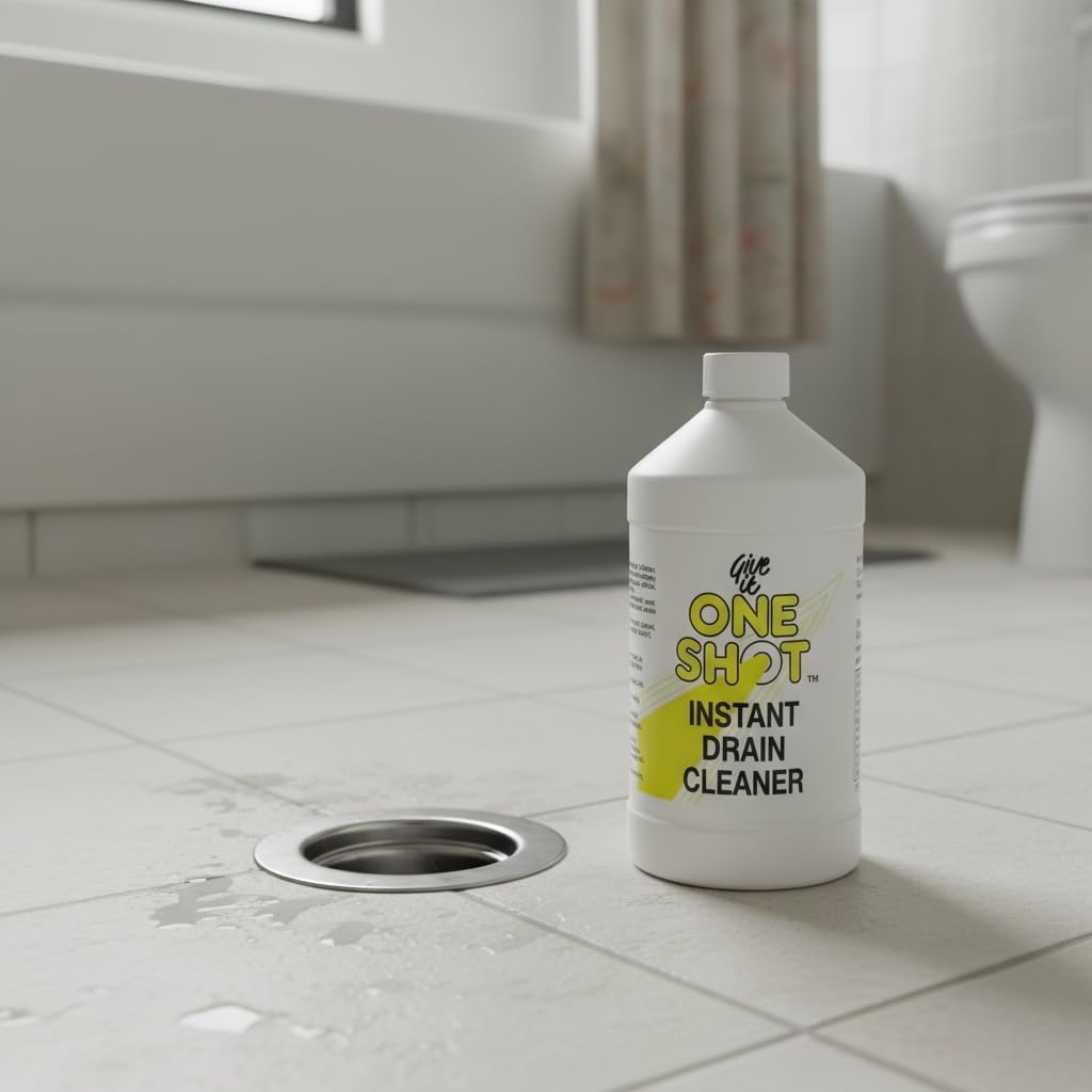 Professional Drain Cleaner, 1000g, Fast-Acting Chemical Formula for ...