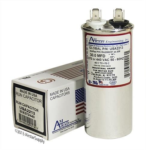 (2) Pack - Trane CPT00321 / CPT-0321 - 30 uf / Mfd 370 / 440 VAC AmRad ...
