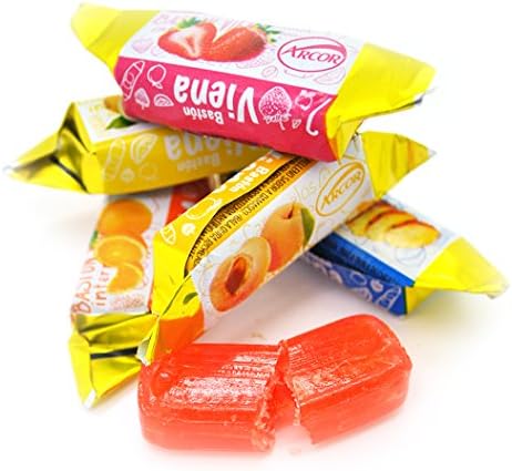 Amazon.com : Arcor Premium Hard Candy | Vienna Assorted Fruits Filled ...